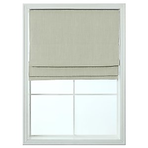 Everyday Celebration Roman Shades for Windows, Room Darkening Shades, Cordless Pull Down Window Shades, Shades for Indoor Windows, Modern Cotton Blinds & Shades, (French Vanilla) 23" W X 64" H
