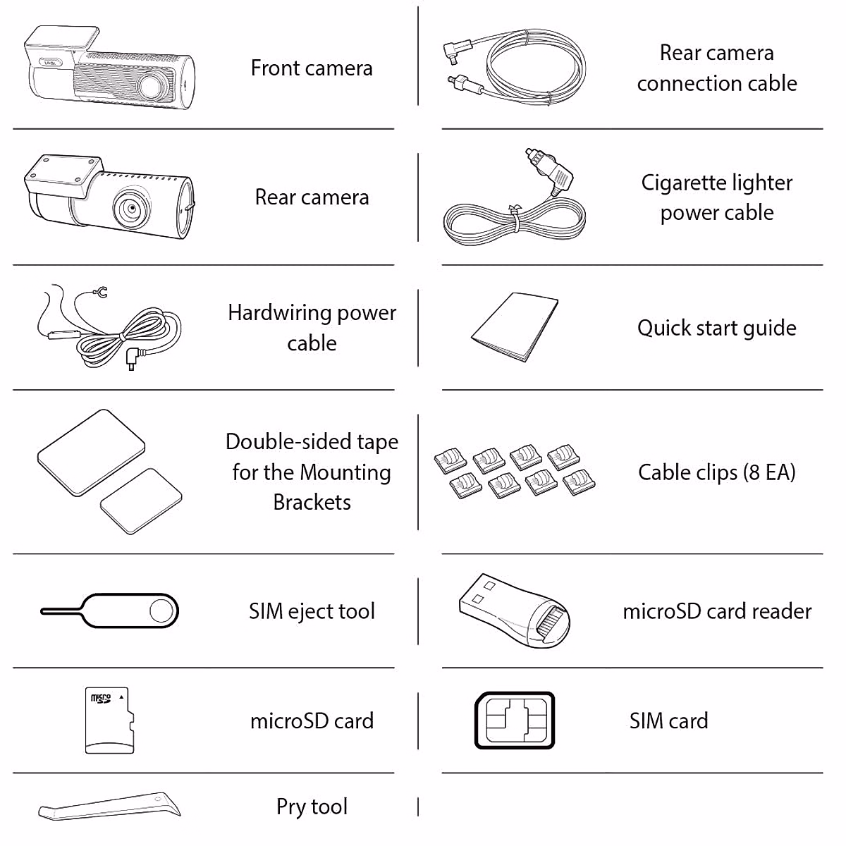 BlackVue DR970X-2CH LTE NA 64GB | 2 Channel 4K LTE Cloud Dashcam | Easy Cloud connectivity with Built-in Nano SIM Card | WiFi GPS, Cloud Connectivity | LTE Dashcam Front and Rear | Made in Korea
