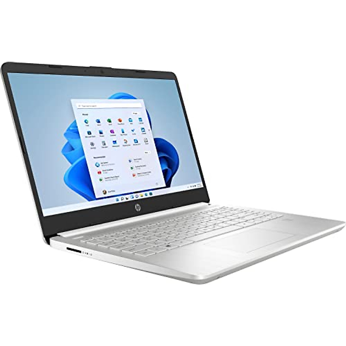 HP 2022 Newest 14'' HD Laptop Computer, AMD Ryzen 3 3250U (Upto 3.5GHz, Beat i5-7200U), 8GB RAM, 128GB SSD, HD Webcam, WiFi, Bluetooth, HDMI, USB-A&C, 10+ Hours Battery, Win 11 S+Marxsolcables