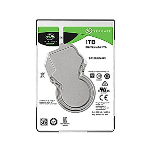 Seagate Barracuda Pro Performance Internal Hard Drive SATA HDD 1TB 7200RPM 6Gb/s 128MB Cache 2.5-Inch (ST1000LM049)