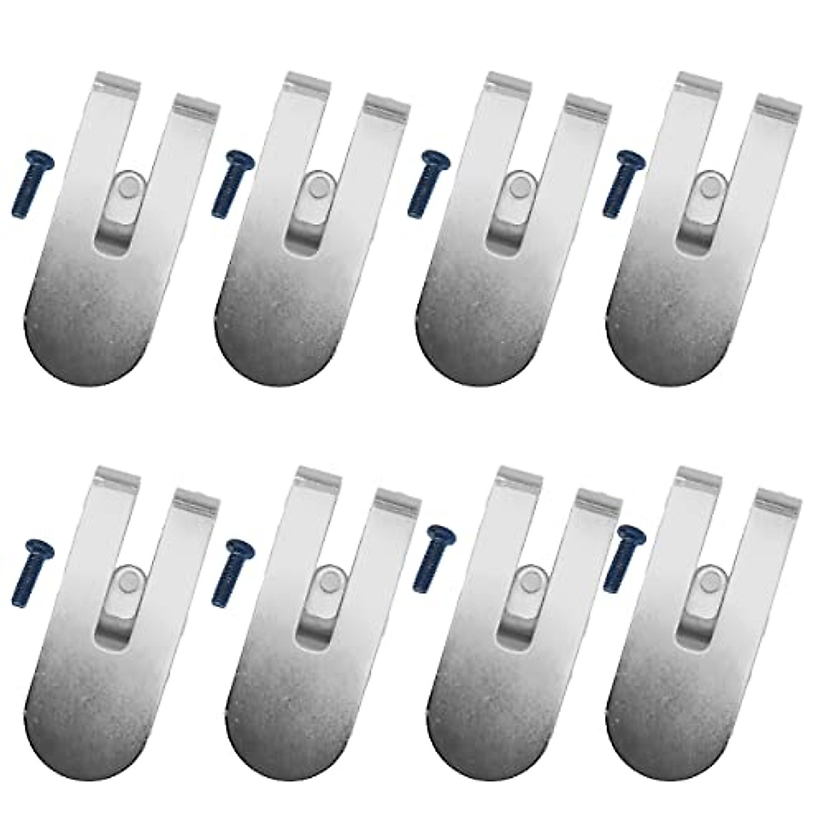 8PCS N435687 Belt Hook Clip with Glue dispensing anti loosening screw for DeWalt DCF620 DCF620B DCF622 Drywall Screwgun