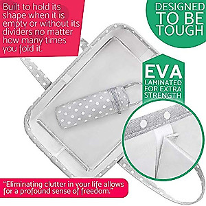 Baby Diaper Caddy Organizer | Baby Shower Registry Must Haves For Boy Girl Gifts Newborn Essentials Basket | Nursery Decor Changing Table Storage For New Mom With Bottle Cooler Bag by Sweet Carling