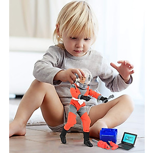 Click N' Play 12" Astronaut Action Figure Space Exploration Playset with Accessories | Birthday Gift, Science Kit, NASA Inspired Space Toys for Kids Toddlers Girls and Boys