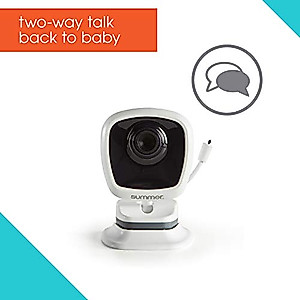 Summer LookOut Duo 5” LCD Video Baby Monitor (2 Cameras) – Digital Zoom Baby Monitor with 1,000ft Range – Features Two-Way Audio, Automatic Night Vision, Temperature Display, and No-Hole Wall Mount
