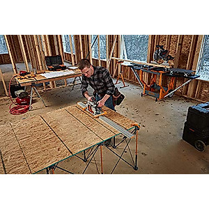 BORA 50” NGX Clamp Edge, Straight Cut Guide for Circular Saws, Easy to Use, Great for Cross-Cutting Plywood Sheets and Routing Dados, 544050