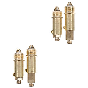 DOITOOL 4 pcs Up Drain Replacement for Bathroom Kitchen Sink Push Spring Mechanism Bolt Waste Stopper Strainer for Control