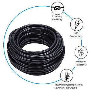 16 Gauge 3 Conductor Electrical Wire Oxygen-Free Copper Cable 10FT/3.1M Flexible Low Voltage Cable for LED Strips Lamps Lighting Residential Wiring car Circuit(16/3AWG-10FT)