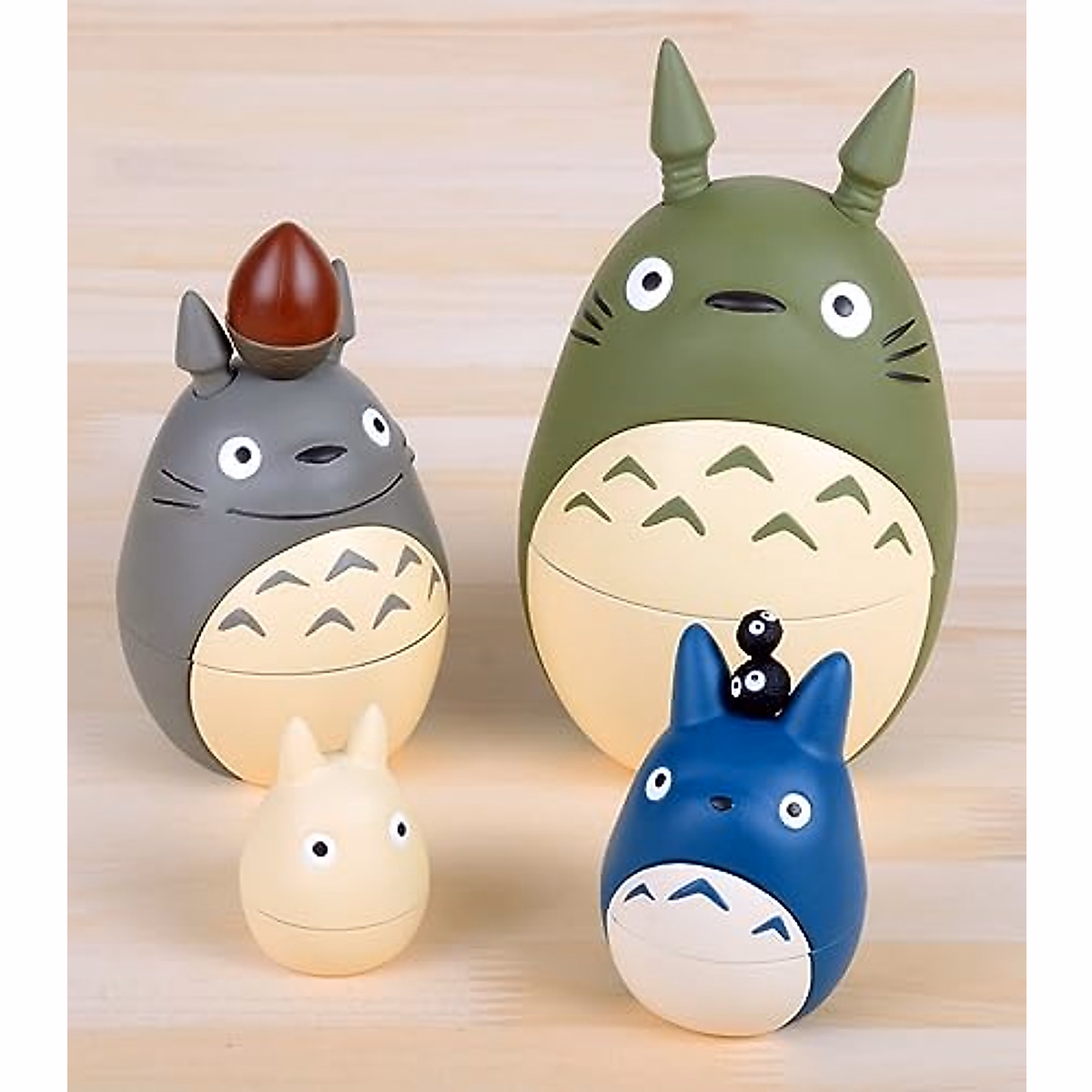 Ensky - My Neighbor Totoro - Totoro Nesting Dolls - Official Studio Ghibli Merchandise
