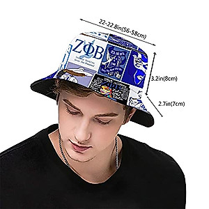 Bucket Hat Zeta Aesthetic Phi Summer Cap Travel Beach Outdoor Sun Hats Sorority Paraphernalia Gifts for Women