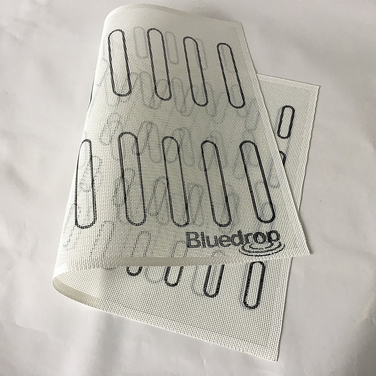 Bluedrop Eclair Baking Sheets Perforated Silicone Baking Mats For Bread Cookies Open Mesh Non Stick Oven Liner