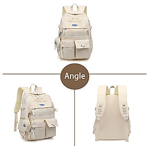 BASICPOWER Laptop Backpack, College Middle School Bookbags Large Capacity Lightweight for Girls BoysTravel