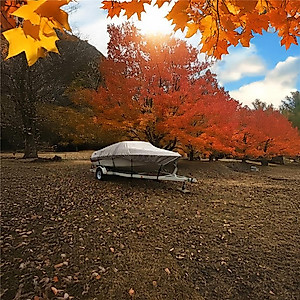 SBU Boat Cover Compatible for Regal 2200 BR/2200 FASTRAC BR W/O Tower 2003-2012 Storage, Travel, Lift