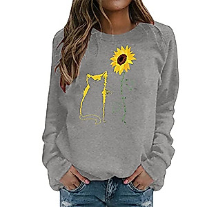 Blouses for Women Fashion 2022, Autumn Dressy Oversized Jean Jacket Women Womens Long Sleeve Round Neck Skeleton Hooded Hoodies for Teens