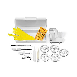 SINGER | Professional 14T968DC Serger Overlock with 2-3-4-5 Stitch Capability, 1300 Stitches per minute, & Self Adjusting - Sewing Made Easy,White