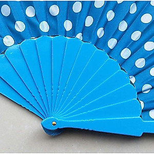 Handmade Folding Fan Chinese Folding Paper Fan Retro Hand Fans Mini Portable Folding Small Fan Wedding Party Hand Fan Flower Handheld Fan (Color : G)