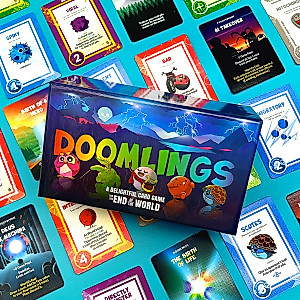 Doomlings Classic Card Game (Lightning Edition) Fun Family Card Game for Adults Teens & Kids for Game Night & Travel Game | 2-6 Players, Ages 10+