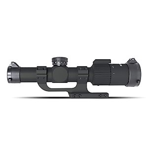 Monstrum Alpha Series 1-6x24 First Focal Plane FFP Rifle Scope | ZR300 H-Series Offset Scope Mount | Bundle
