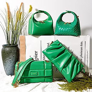 SINBONO Women Crossbody Bag, Alyssa Soft Quilted Shoulder Bags Small Purse with Magnetic Closure