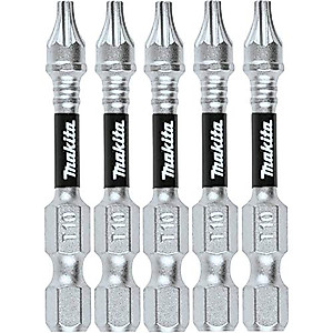 Makita E-00963 Impact XPS™ T10 Torx 2" Power Bit, 5/pk