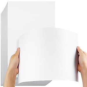 Fainne 200 Sheets 8.5 x 14 Heavyweight Blank Cover Card Stock 250gsm 90lb Cover Thick Card Stock Legal Size Printable Cardstock Paper for Arts Crafts Brochures Menus Posters (White)
