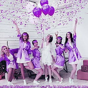 Purple Confetti/Purple Table Decorations/Purple Lilac Party Decorations, Purple Baby Shower/Purple Birthday Decorations/NYU Graduation Party Decorations Purple 2023 (Lavender)