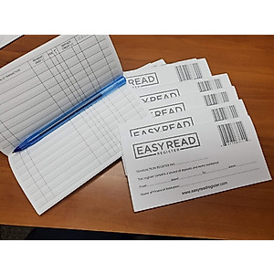 Easy Read Register 12 Check registers for Personal Checkbook - Checkbook Ledger Transaction Registers Log for Personal or Business Bank Checking Account, Saving Account, Deposit, Credit Card,