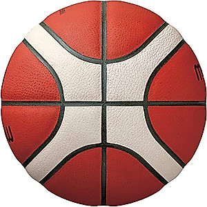 Molten BG-Series Leather Basketball, FIBA Approved - BG5000, Size 7, 2-Tone (B7G5000)