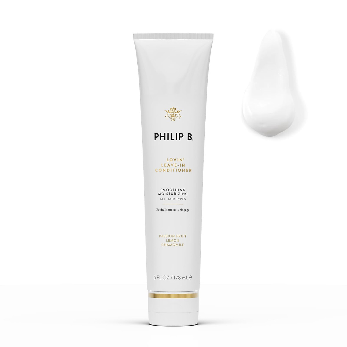PHILIP B Lovin' Leave-In Conditioner 6 oz. (178 ml) | Light Moisturizing Styling Crème, Tame Frizz and Flyaways