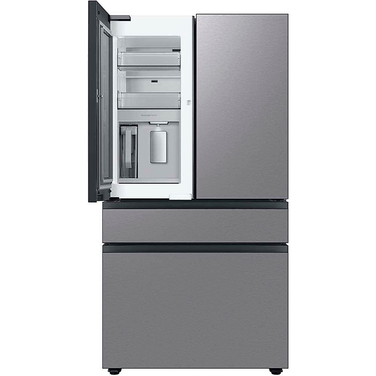 SAMSUNG RF29BB8600QL 29 Cu. Ft. Bespoke Stainless Steel 4-Door French Door Refrigerator