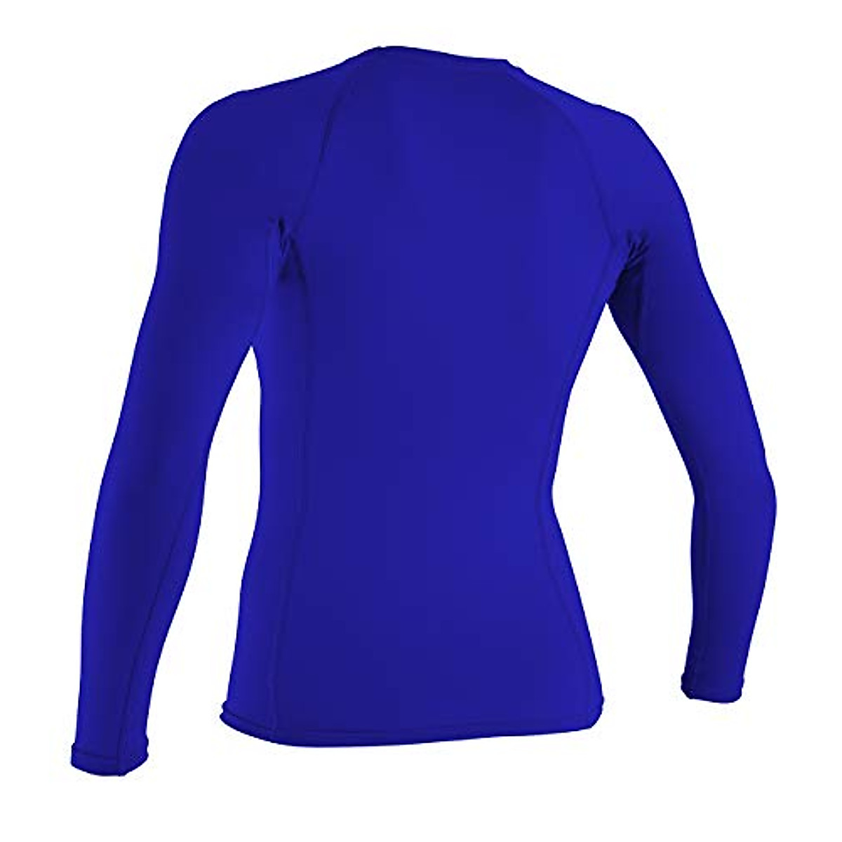 O'NEILL Wetsuits UV Sun Protection Womens Basic Skins Long Sleeve Crew Sun Shirt Rash Guard, Tahitian Blue, Small