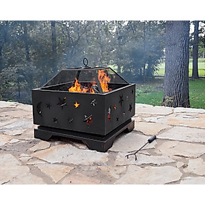 Pleasant Hearth Stargazer Deep Bowl 26" Fire Pit