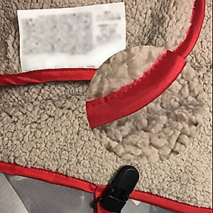 WINGOFFLY Baby Stroller Pram Carrier Windproof Warm Blanket Baby Car Seat Cover with Clip (Green)