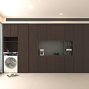 BAYYA Dark Brown Wood Grain Contact Paper Waterproof Peel and Stick Wallpaper Black Walnut Furniture Sticker for Kitchen Cabinet Table Floor Shelf Drawer Liner Self-Adhesive Vinyl Film Wall Covering