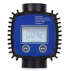 Digital Flow Meter, Deosdum High Accuracy Water Flow Meter 1in Internal Thread Water Flowmeter