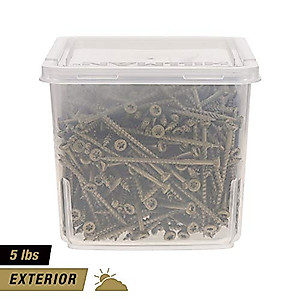 Power Pro Premium Exterior Wood Screws (#9 x 3") - 5lb Box