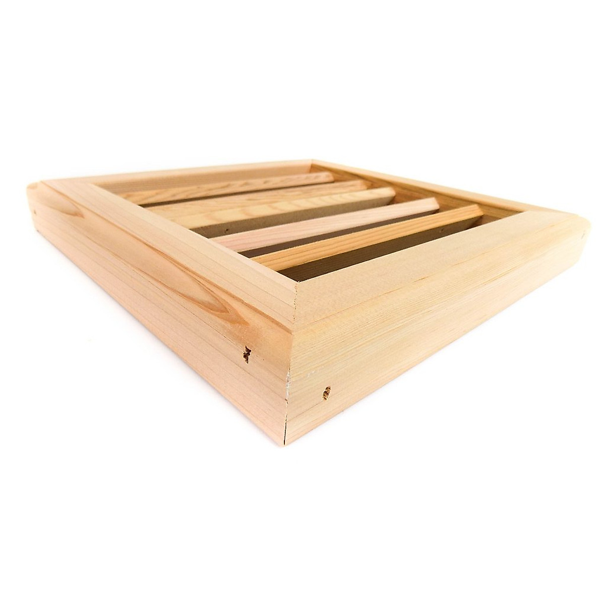 Miller Shingle Square Clear Cedar Vent, Flush Mount - 12 inch x 12 inch