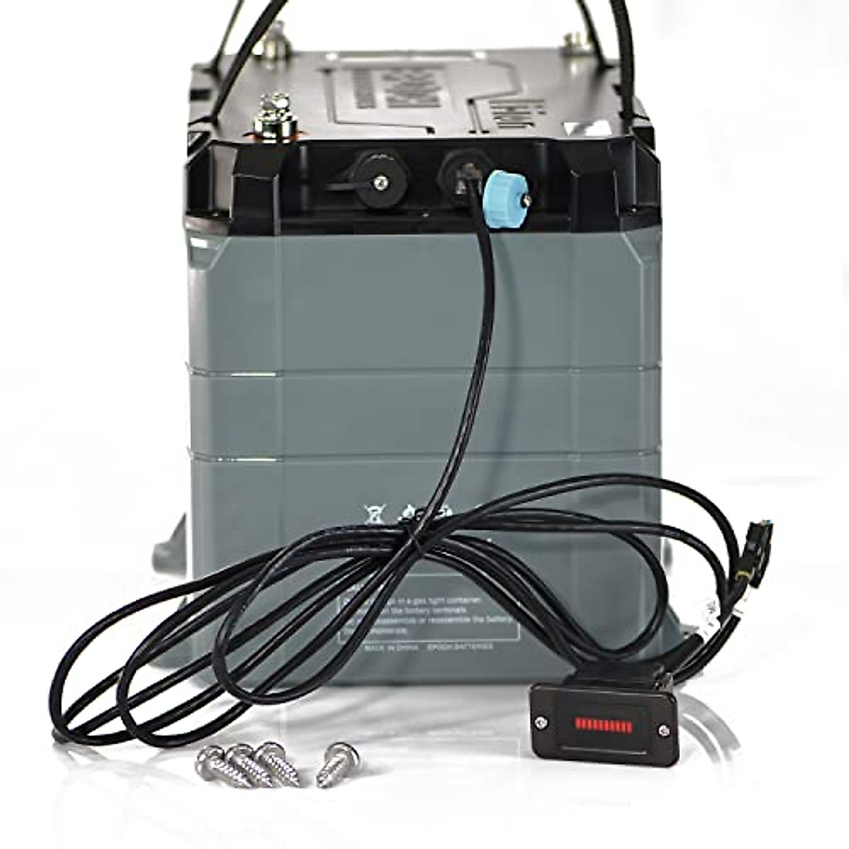 Epoch Batteries 24V 100Ah Marine Battery - Lithium Trolling Motor Battery, 120A Continuous, 200A Max, bluetooth, heating, IP67 waterproof. For Trolling, Kayak, Marine, Ice Fishing