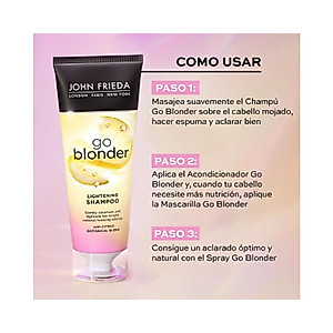 John Frieda Sheer Blonde Go Blonder Lightening Shampoo, 250 ml by John Frieda