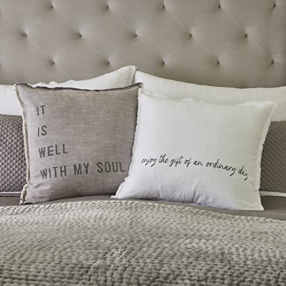 Santa Barbara Design Studio F2F Euro Decorative Throw Pillow, 26" x 26", Enjoy Gift