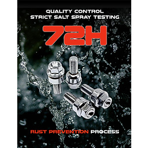 Set of 20 Veritek 14x1.5mm 29mm Thread Chrome Ball R14 Radius Seat Lug Bolts for Porsche Factory Wheels