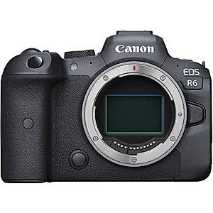 Canon EOS R6 Mirrorless Digital Camera (Body Only) (4082C002), Canon RF 24-70mm Lens, 64GB Memory Card, Case, Corel Photo Software, LPE6 Battery, External Charger, Card Reader + More (Renewed)