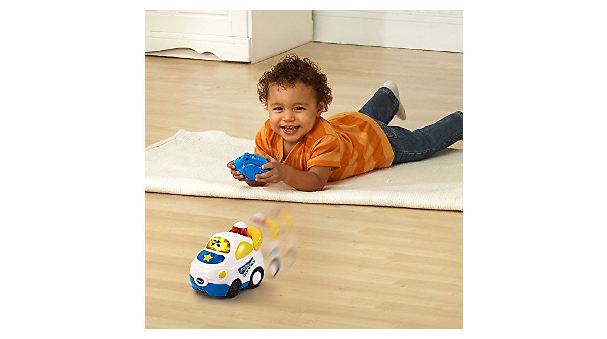 VTech Go! Go! Smart Wheels RC Police Car - Race & Play!