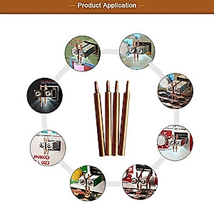 Zrong 10Pcs/Lot Used for Spot Welder Machine Pulse Spot Welder Solder Needle Solder Pin Suitable for 709A 788H 787A Welding