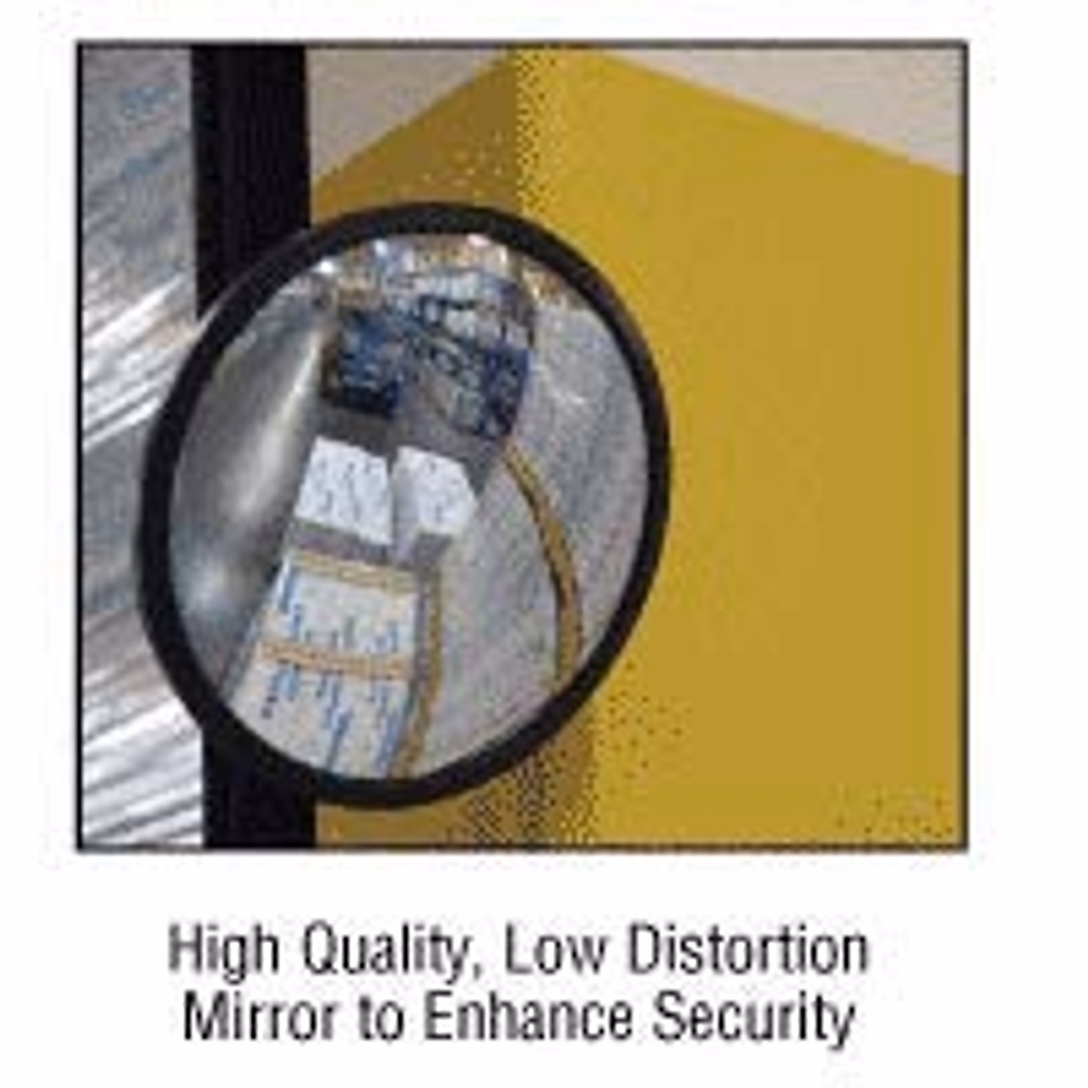 C.R. LAURENCE PLXR36 CRL 36" Diameter Circular Heavy-Duty Clear Plexiglas Convex Mirror