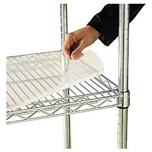 Alera - Shelf Liners For Wire Shelving, 48w x 24d, Clear Plastic, 4/Pack - Sold As 1 Pack - Flexible, crystal clear and easy to clean.