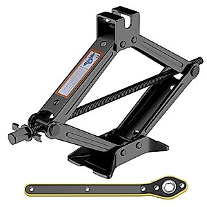 IMAYCC Scissor Lift Jack, Compact Car Jack Kit for Auto SUV, RV, MPV with Smart Ratchet Design, Heavy Duty Tire Changing Kit Lifting 2 Ton (4409 lbs) Tire Jack.