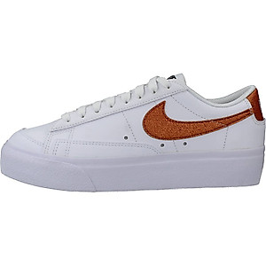 Nike Blazer 77 Platform Womens White Metallic Copper Size 8.5