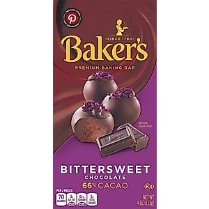 Baker's Premium Bittersweet Chocolate Baking Bar (4 oz Bar)