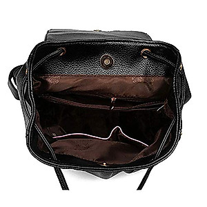 KARRESLY Backpack Purse for Women PU Leather Rucksack Purse Ladies Casual Shoulder Cute Bag(White)