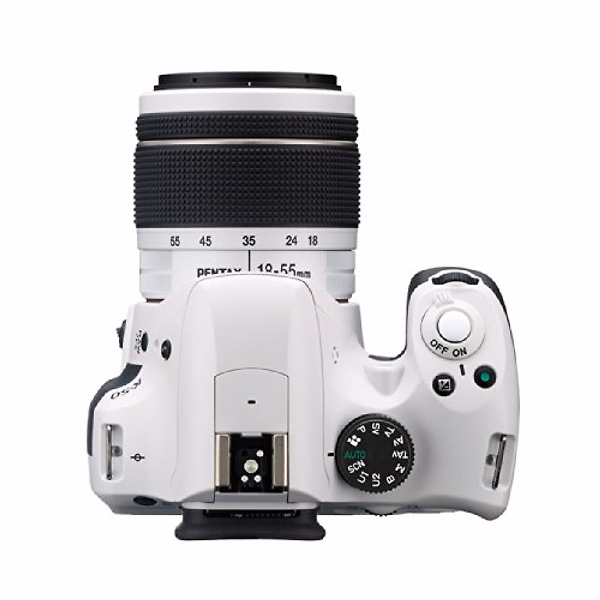 Pentax K-50 16MP Digital SLR Camera Kit with DA L 18-55mm WR f3.5-5.6 Lens (White)